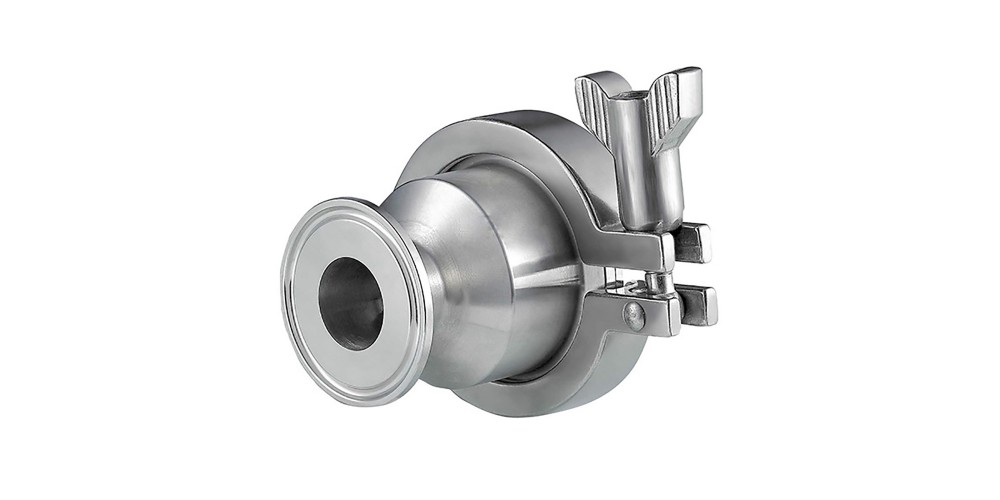 1.5" 38.1mm 316L Sanitary Clamping Non Return Valve-Check Valves ...